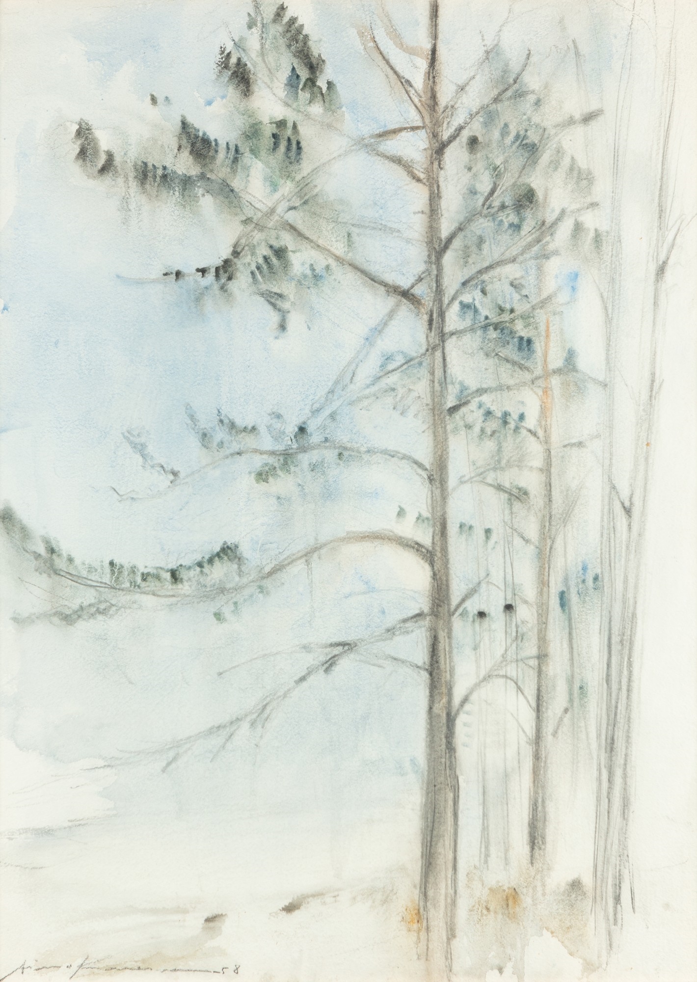Aimo Kanerva | Mänty (1958) | MutualArt