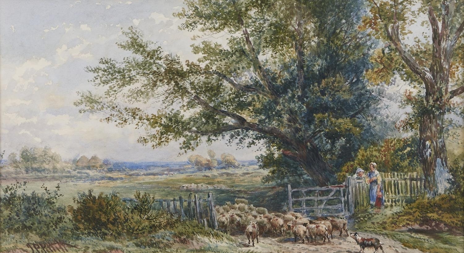 Joseph Paul Pettitt | - Driving Sheep | MutualArt
