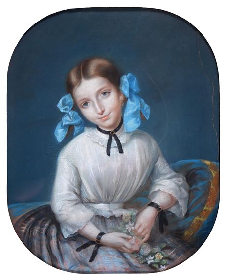 French School, 19th Century | Portrait of a Young Woman | MutualArt