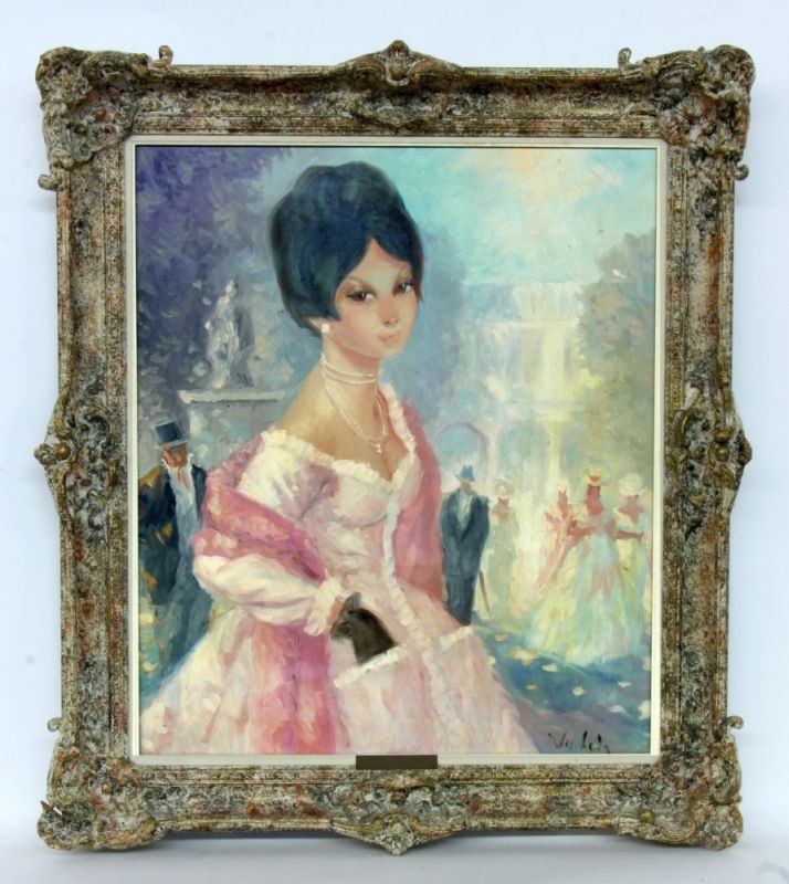 André Valet | Portrait of a girl (1924) | MutualArt