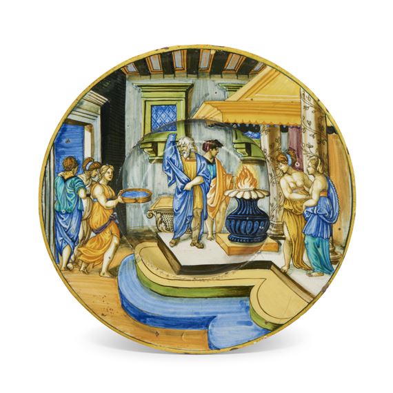 Francesco Xanto Avelli | AN URBINO MAIOLICA DATED ISTORIATO PLATE (1539 ...