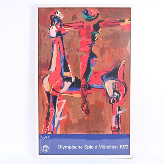 Marino Marini | MARINI MARINO 1972 MUNICH OLYMPICS LITHO POSTER (1972 ...