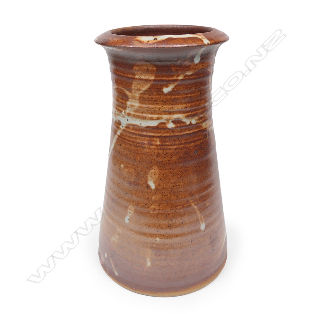 Peter Stichbury | Peter Stichbury stoneware tapered cylinder vase ...