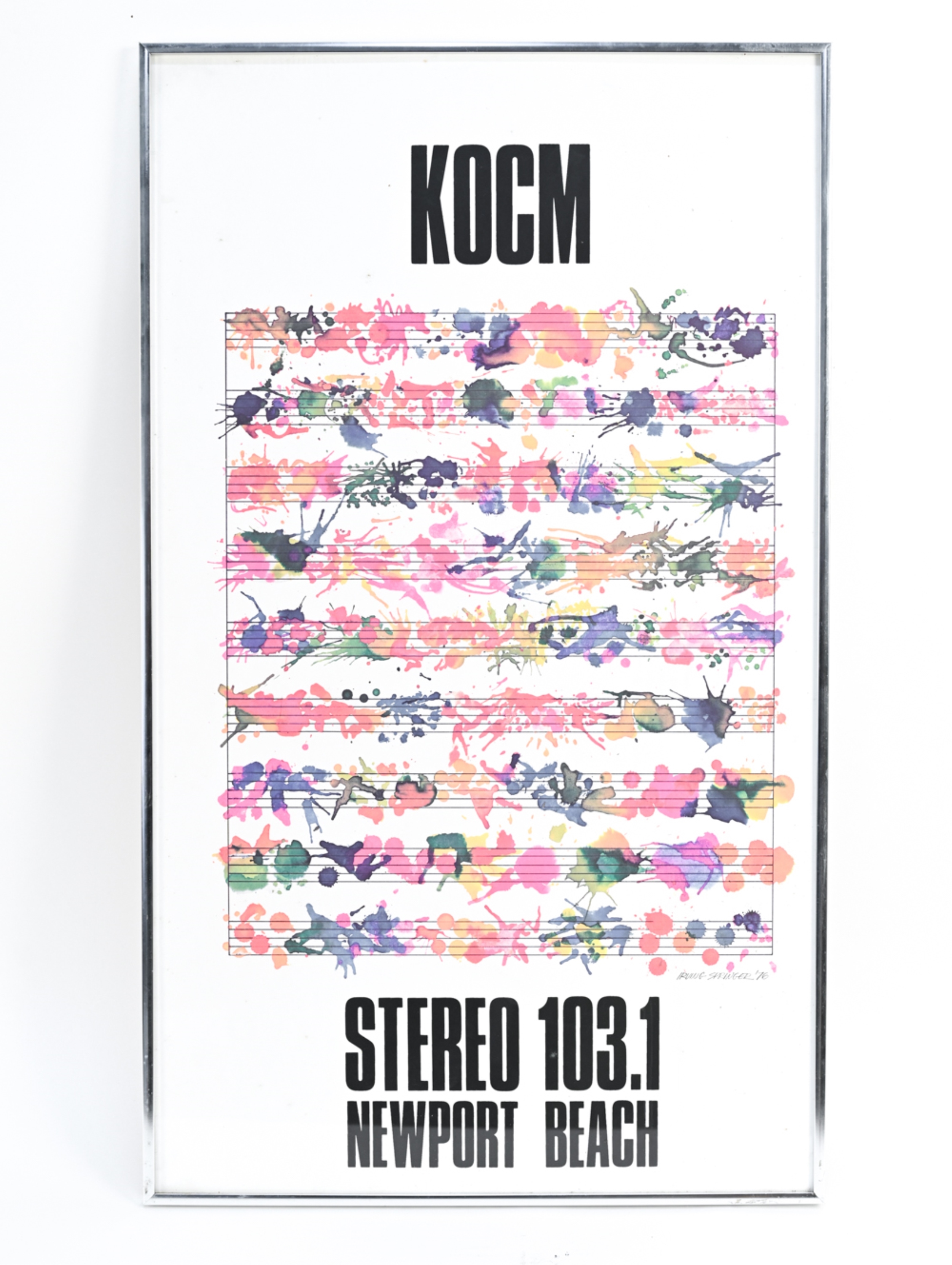 IRVING SPRINGER | SIGNED IRVING SPRINGER 1976 POSTER (1976) | MutualArt