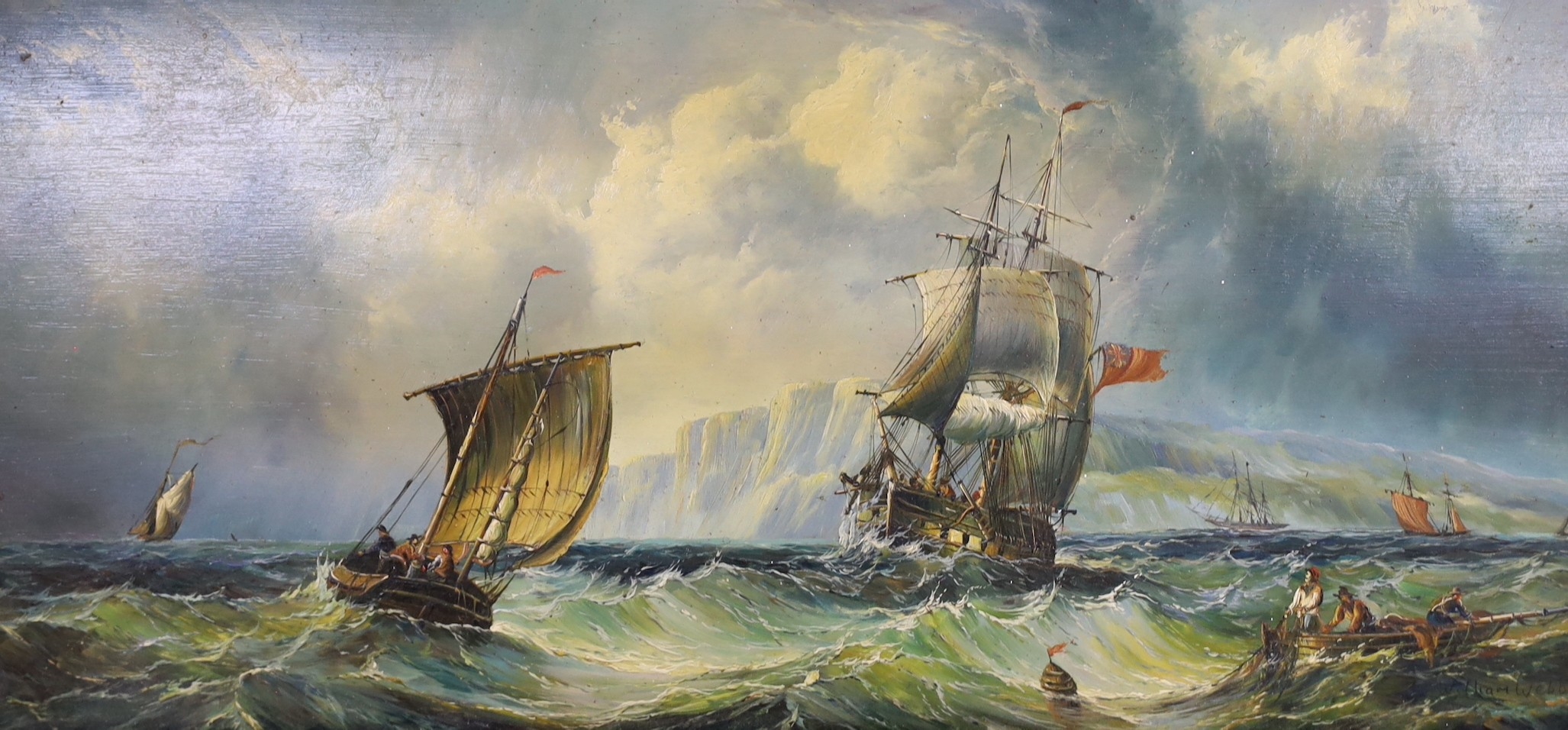 William Edward Webb | Shipping off the coast | MutualArt