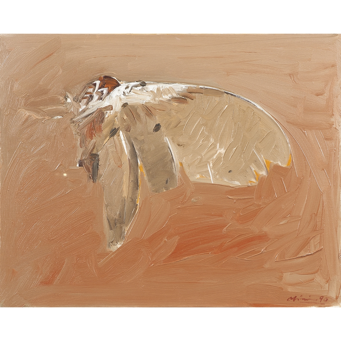 Nathan Oliveira | Untitled from the Windhover series (1990) | MutualArt