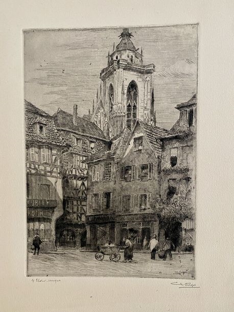 Charles-Jean Forget | Colmar, Tower of the Cathedral | MutualArt