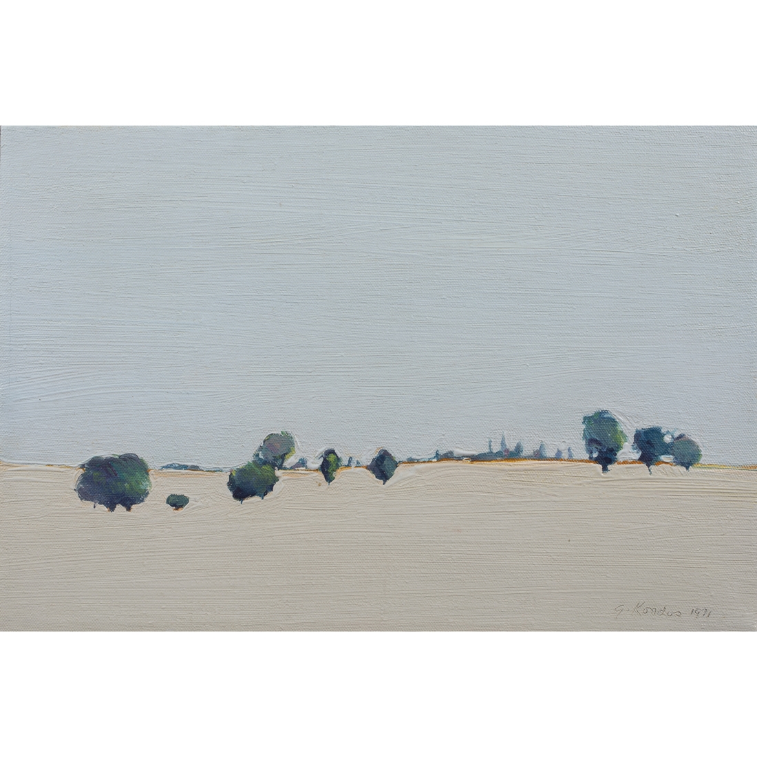 Gregory Kondos | Valley Trees (1971) | MutualArt