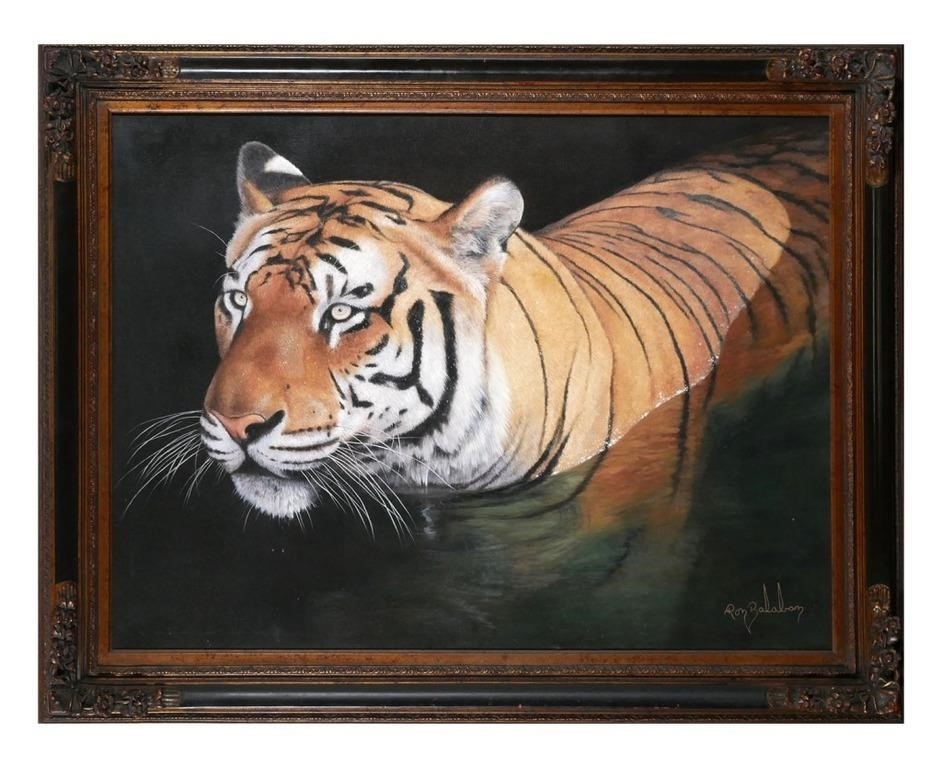 Ron Balaban | A tiger in water | MutualArt