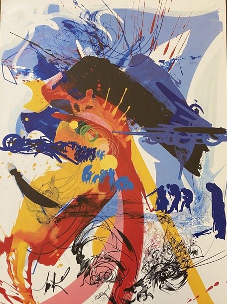 Raymond Moretti | Set of 12 serigraphs in the original drawing board ...