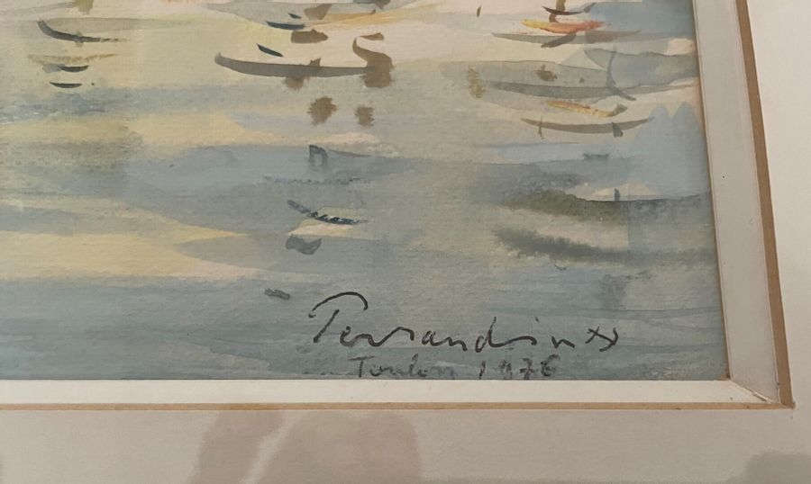 Paul Perraudin | Entrance to the port of Toulon (1976) | MutualArt