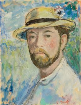 François Gall | Woman in cafe | MutualArt