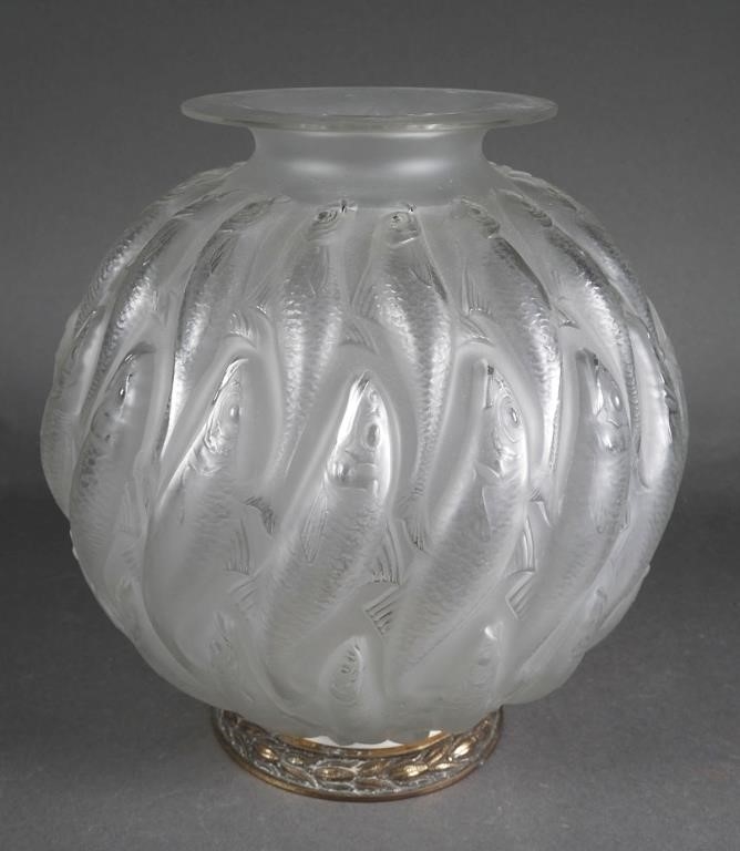 René Lalique | Marissa Glass Vase | MutualArt