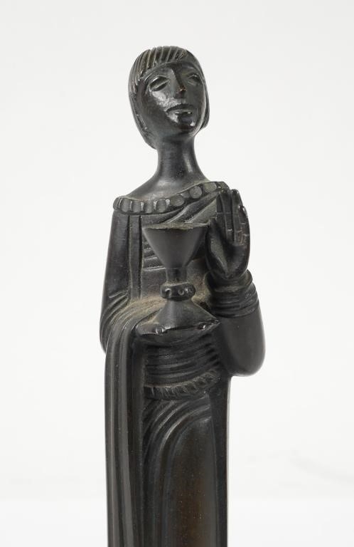 Jean Lambert-Rucki | Statue of a saint | MutualArt