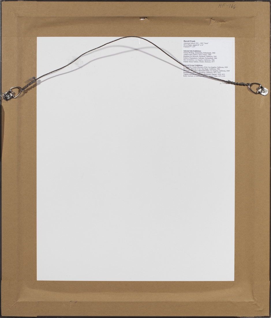 Harold Frank | Nude | MutualArt