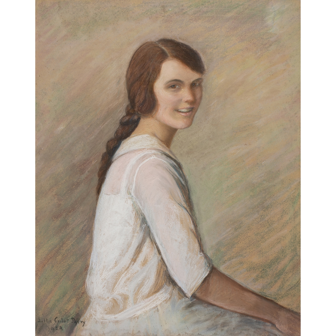 Lilla Cabot Perry | Untitled (Portrait) (1924) | MutualArt