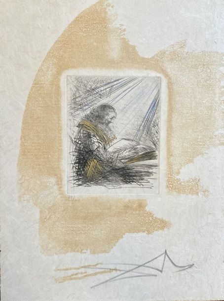 Salvador Dalí | Faust reading | MutualArt