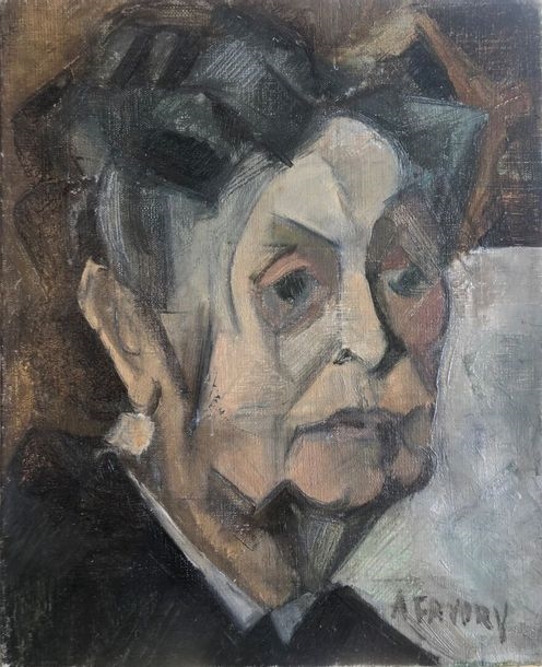 André Favory | Portrait of a woman | MutualArt