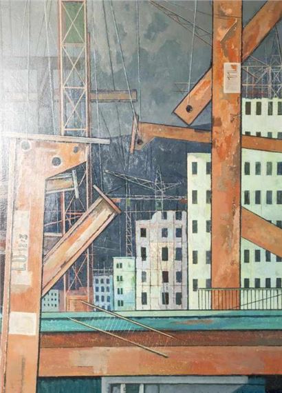 Erich Rockenbach | Baustelle in Großstadt (1968) | MutualArt