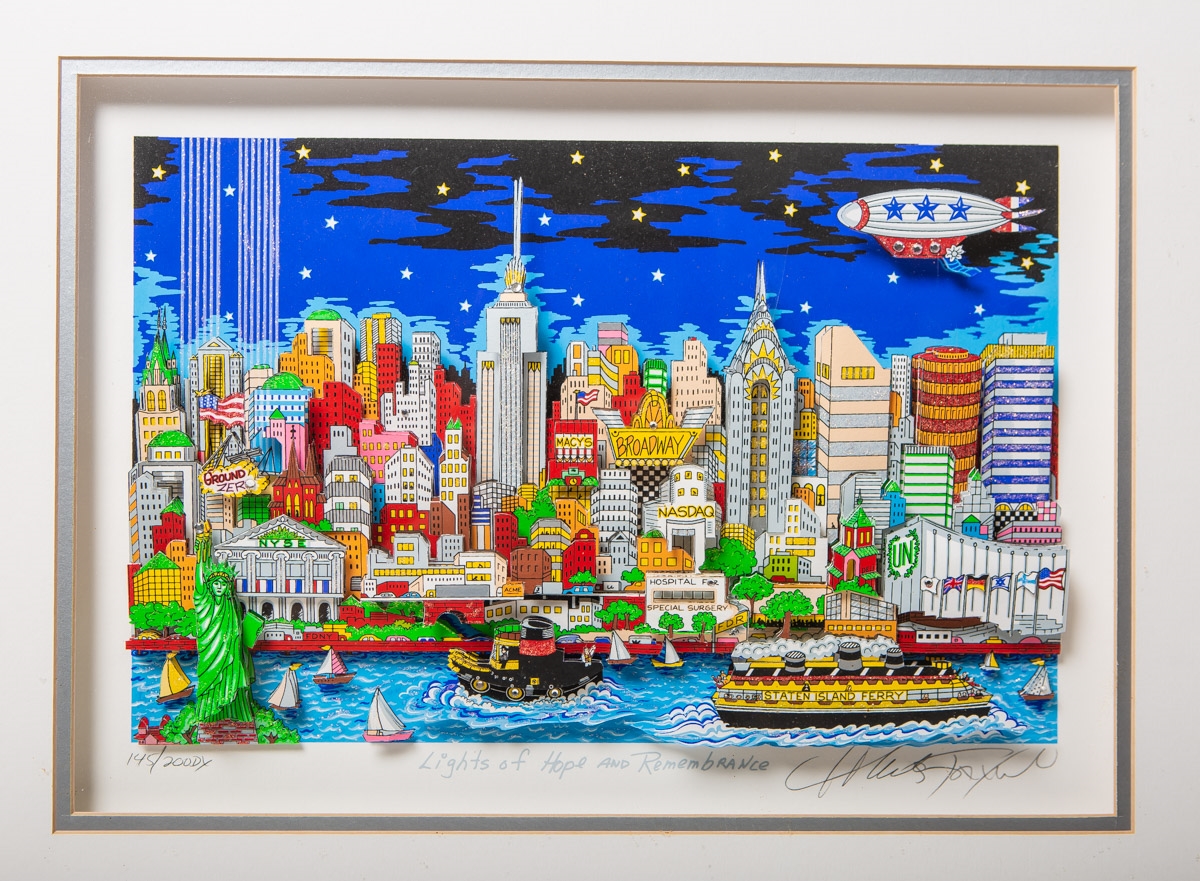 Charles Fazzino | Lights of Hope and Remembrance | MutualArt