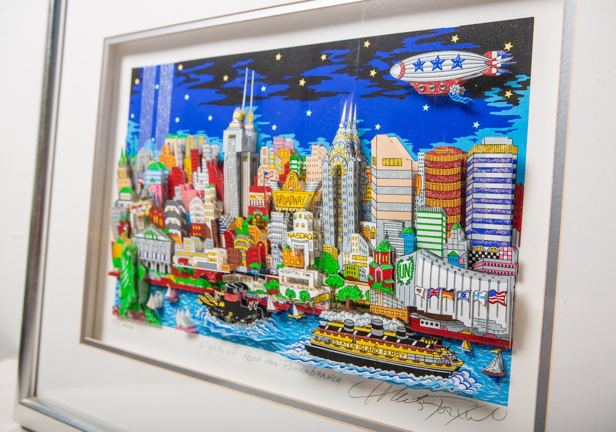 Charles Fazzino | Lights of Hope and Remembrance | MutualArt