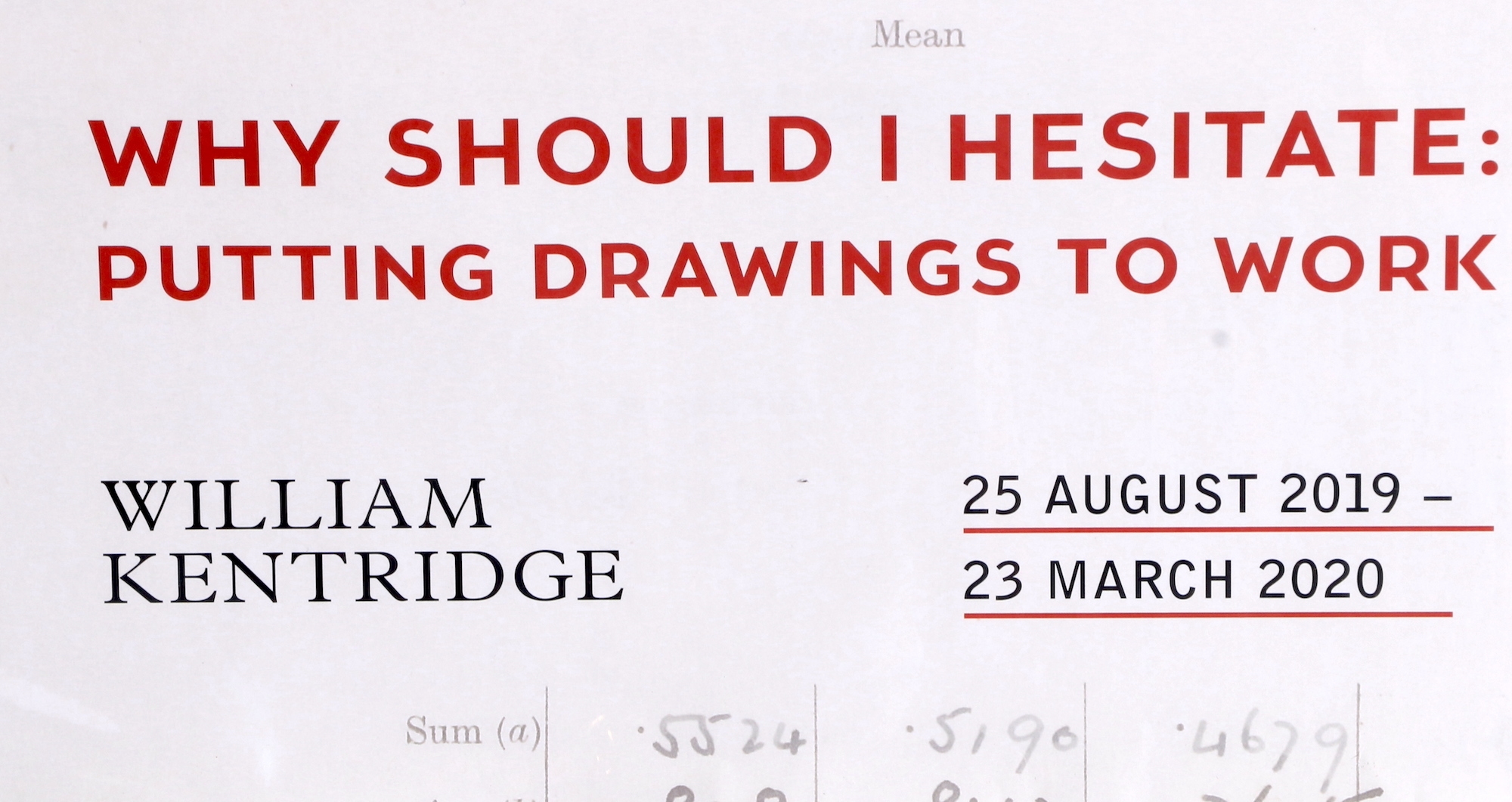 William Kentridge | EXHIBITION POSTER: WHY SHOULD I HESITATE (2020 ...