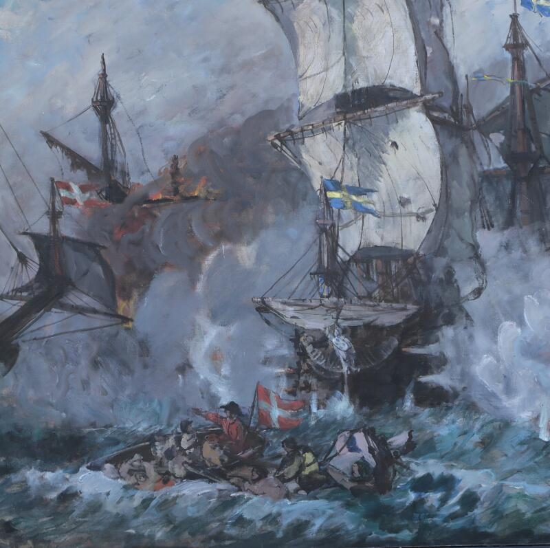 Niels Hansen | The Battle of Køge Bay 1677 (1925 - 1926) | MutualArt