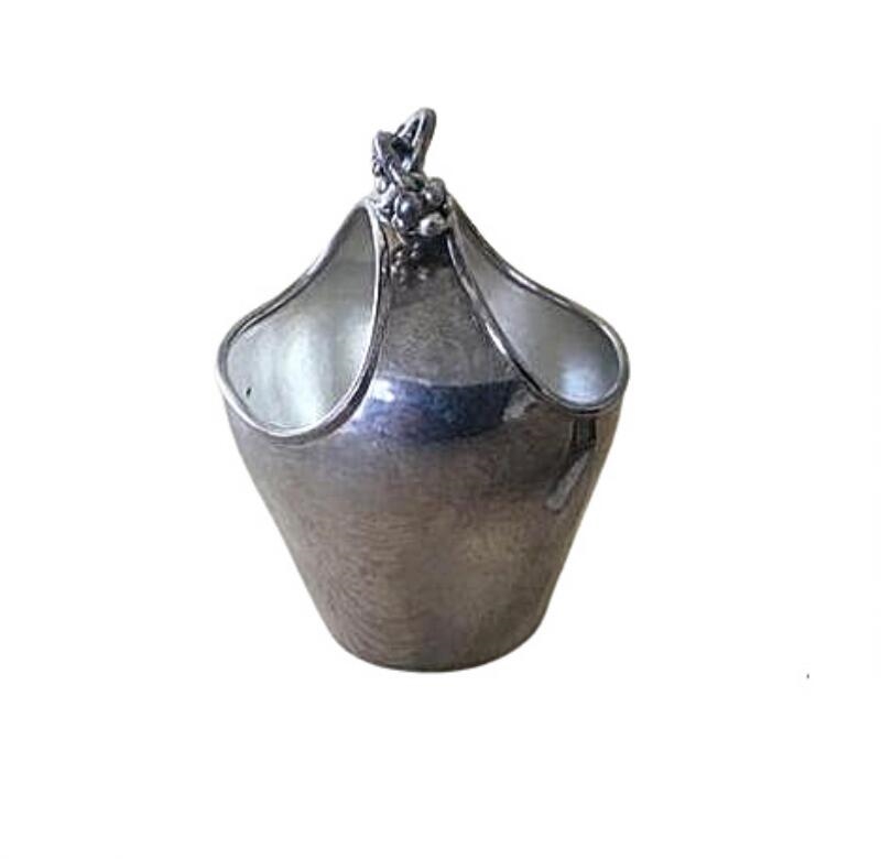 Niels Holger Rasmussen | Sterling silver goblet with grapes on handle ...