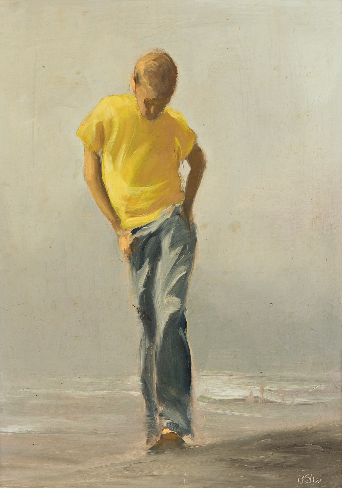 Robert R. Bliss | Boy in Yellow Shirt (1962) | MutualArt