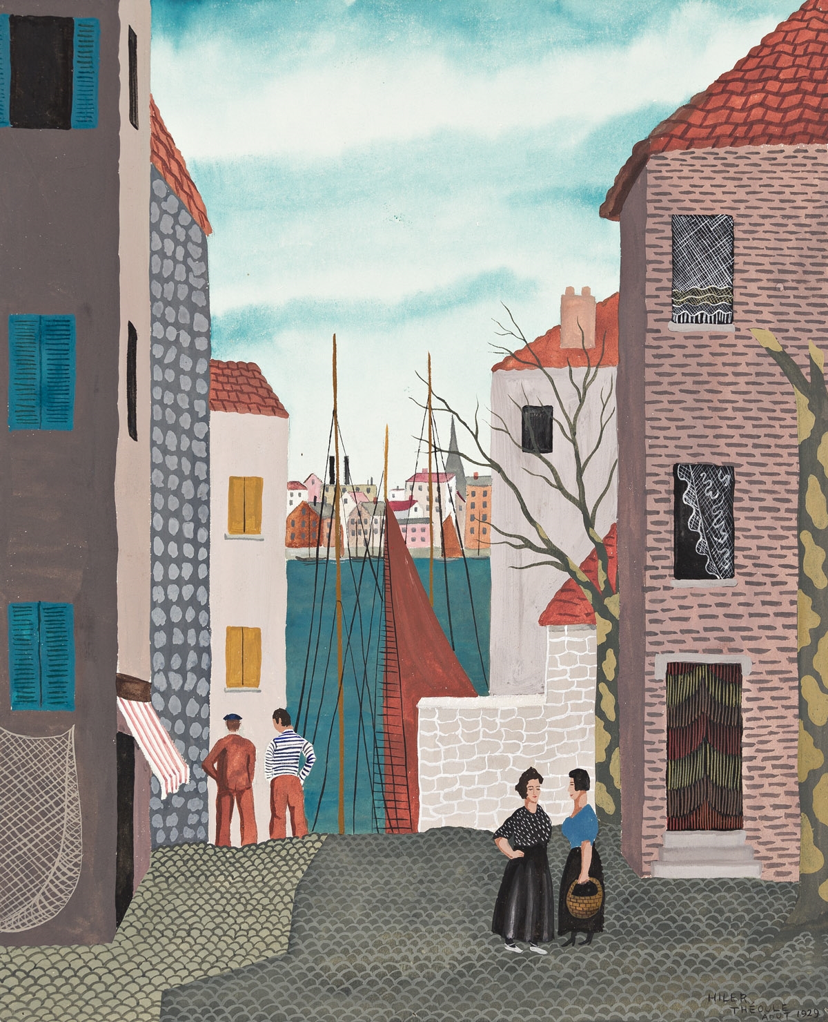 Hilaire Harzberg Hiler | Théoule. (1929) | MutualArt