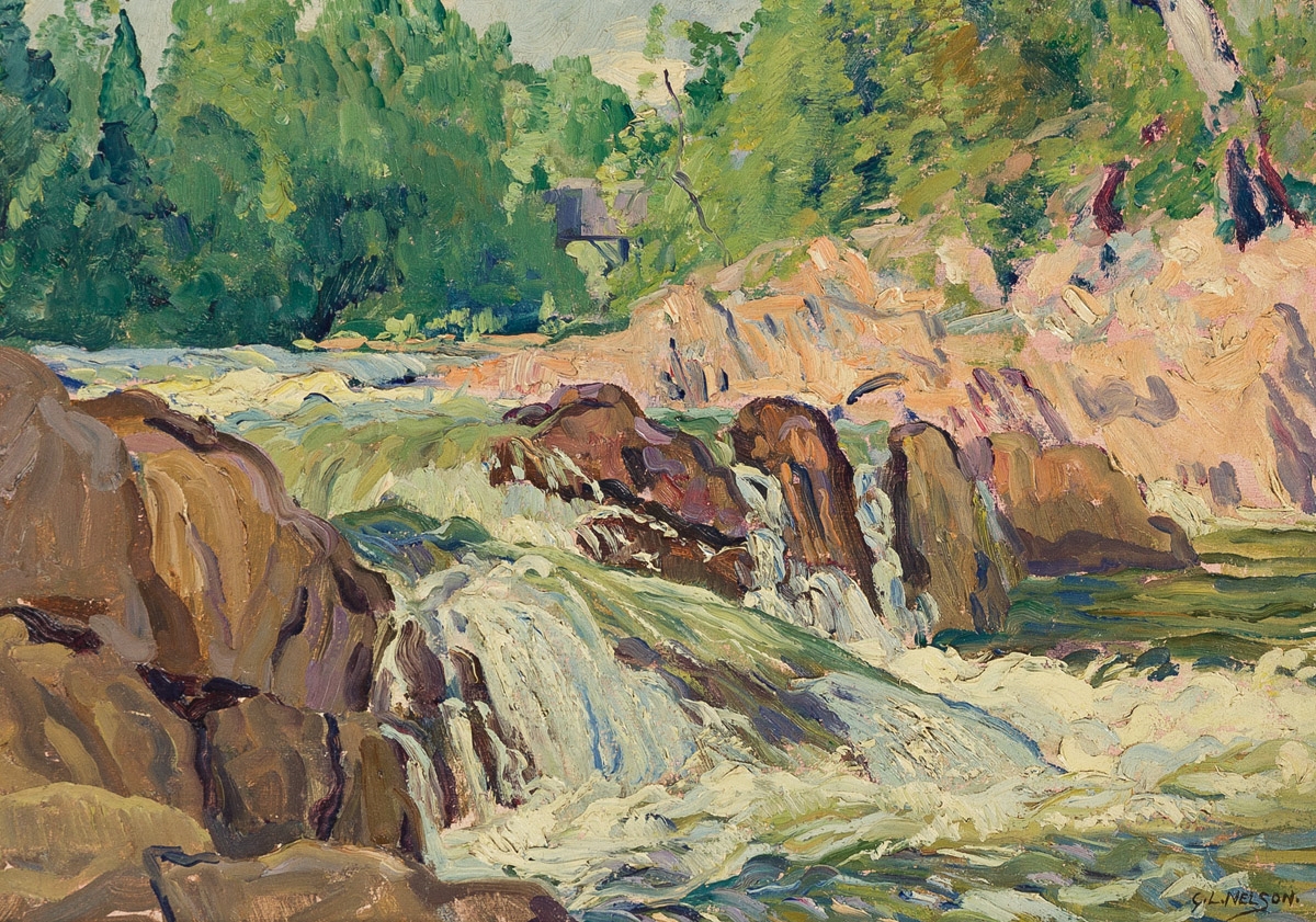 George Laurence Nelson | Kent Falls, Summertime | MutualArt