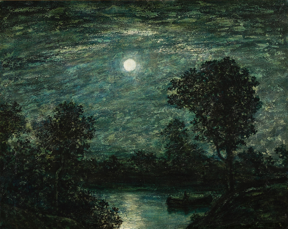 Ralph Albert Blakelock | Night Scene. | MutualArt