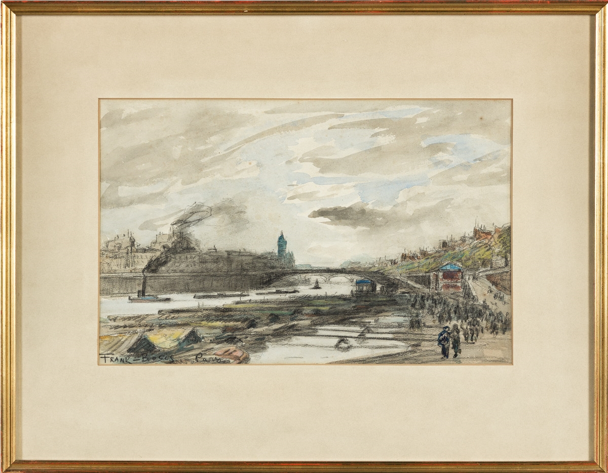 Frank Myers Boggs | Paris from the Seine (Circa 1900) | MutualArt
