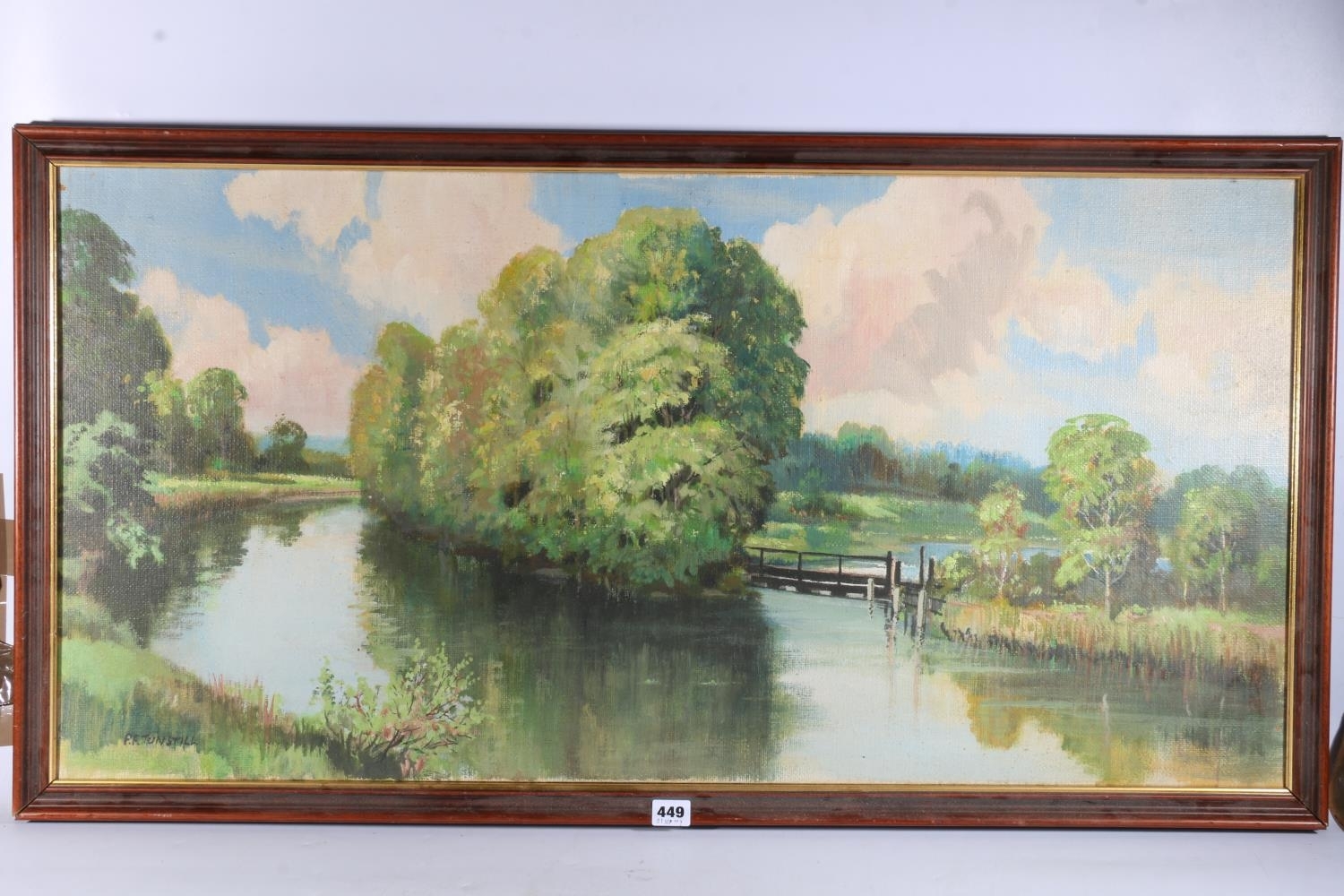P.F. Tunstill | view of a lake | MutualArt