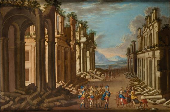 Juan de la Corte | La destrucción de Troya | MutualArt