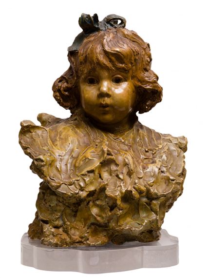 Mariano Benlliure y Gil | Retrato de la niña Mari Pepa Eznarriaga (1914 ...