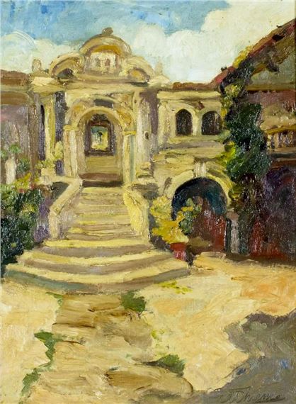 Anthony Thieme | Charming Courtyard | MutualArt