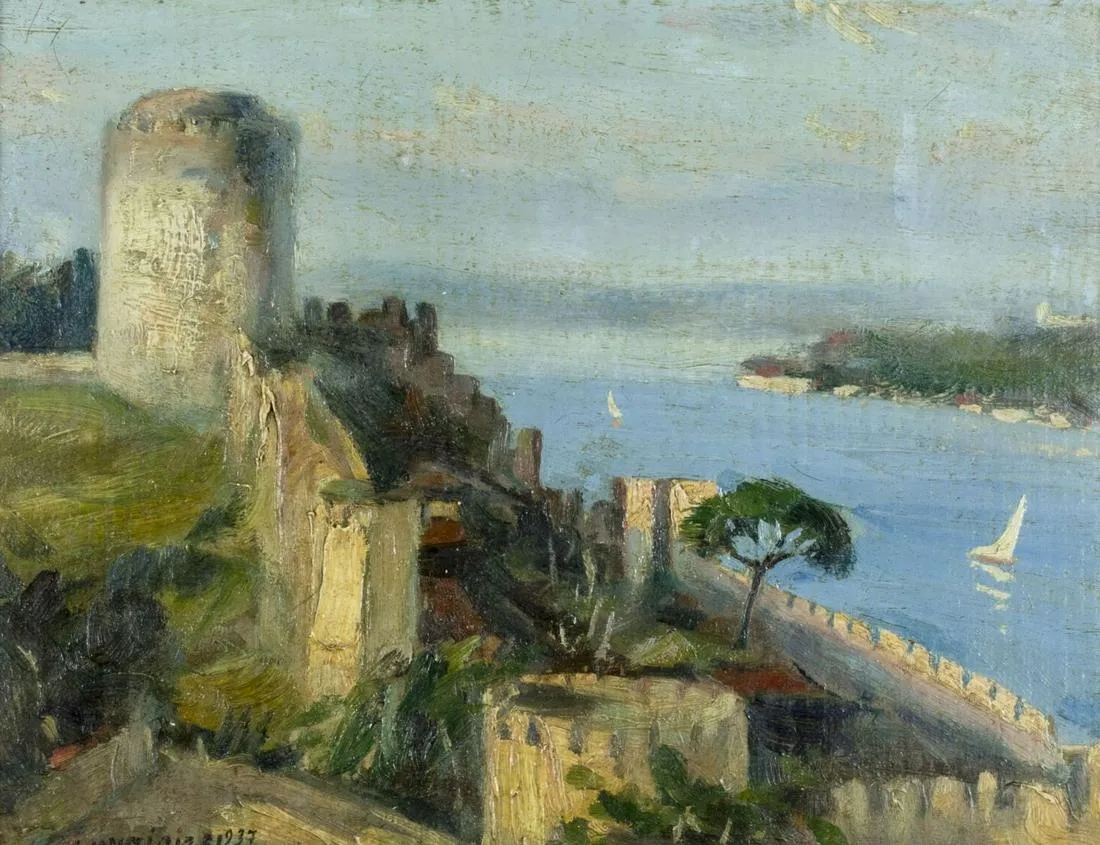 Hasan Hayrettin Cizel | Cityscape (1937) | MutualArt