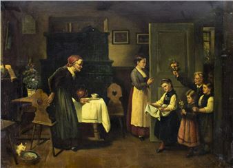 Carl Wilhelm Friedrich Bauerle | A Drawing Child. | MutualArt