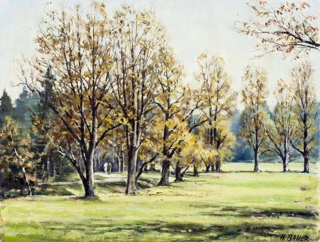 Hubert Bauer | Autumn Landscape | MutualArt