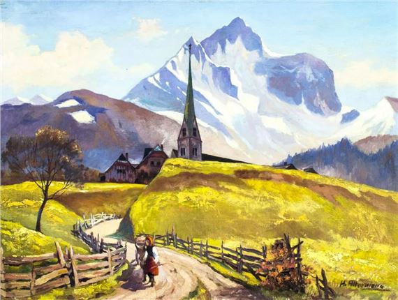 Horst Altermann | Alpine Landscape | MutualArt