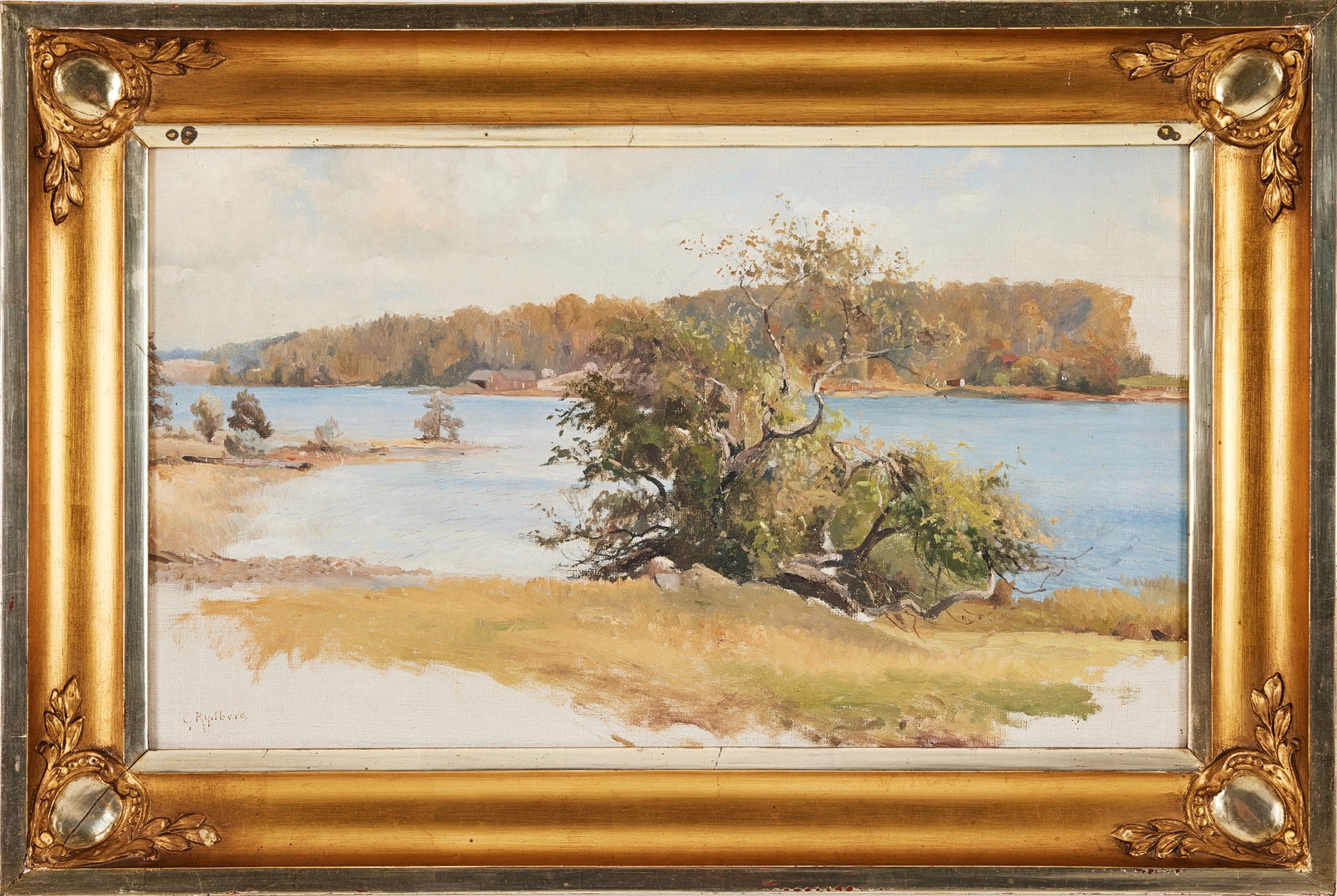 Gustaf Rydberg | Skånsk bondgård | MutualArt