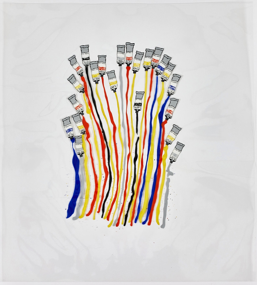 Arman | Tubes de couleurs | MutualArt