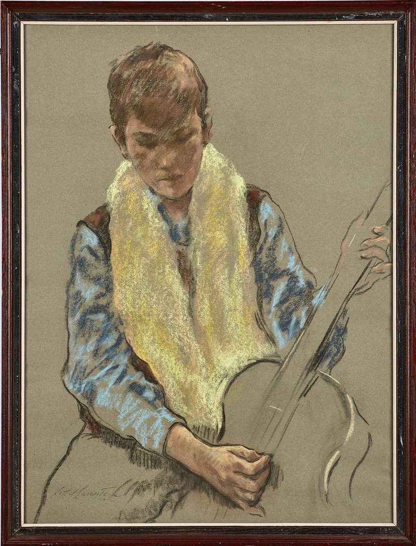 Lotte Laserstein | Porträt Traute Rose (1980) | MutualArt