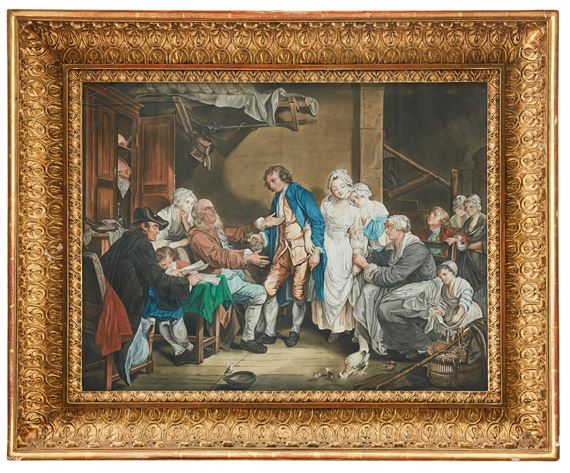 Jean-Baptiste Greuze | L'Accordée de village (19th Century) | MutualArt