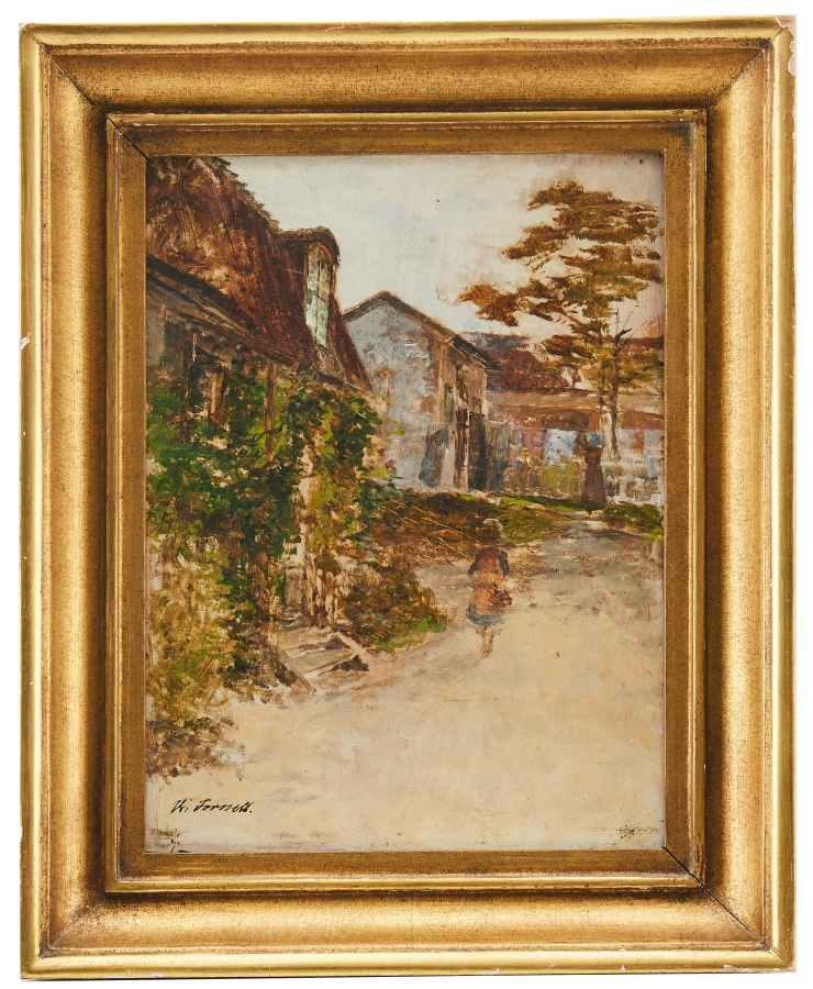 Victor Forssell | Gård från Barnängsgatan | MutualArt