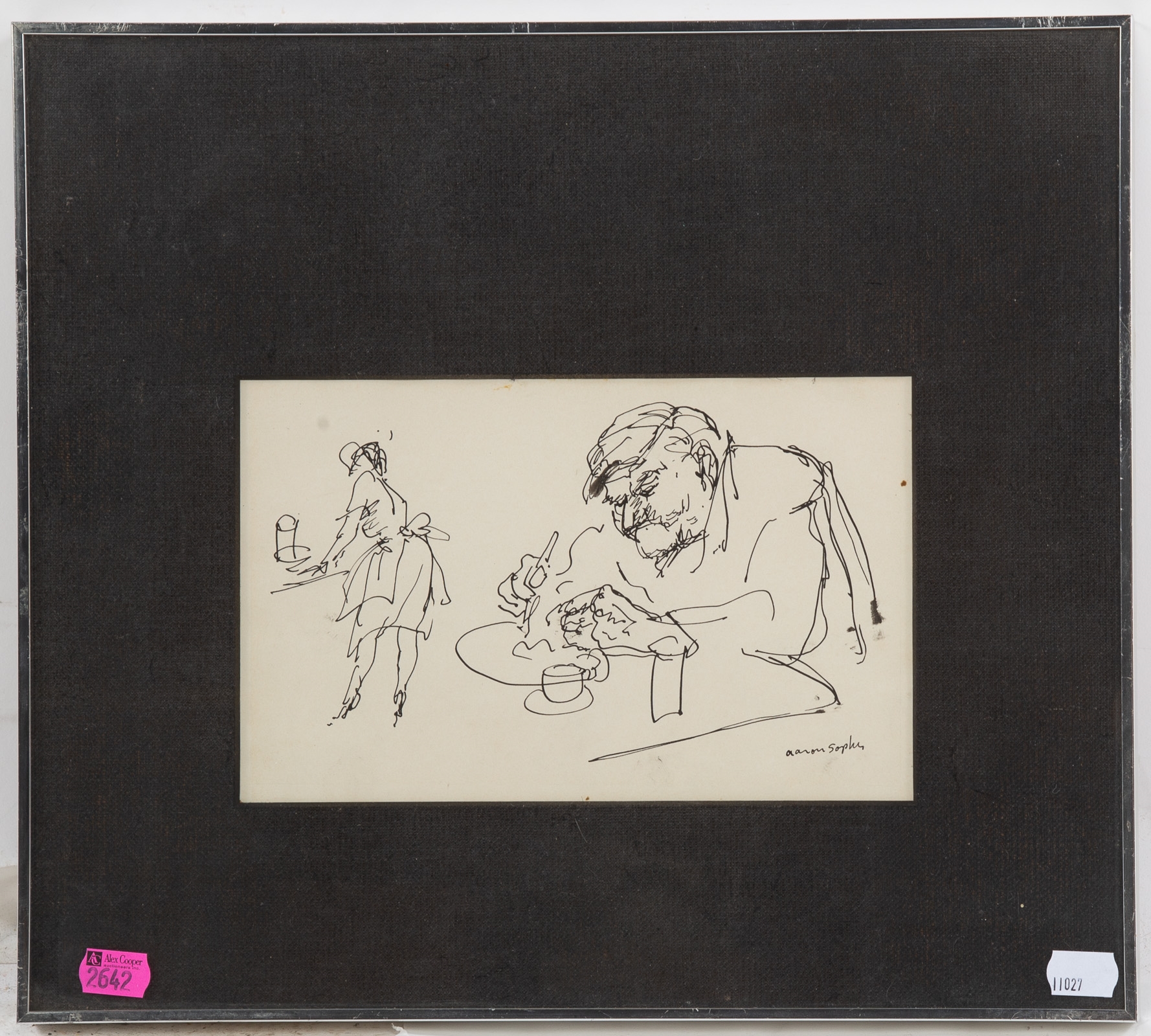 Aaron Sopher | Diner Scene | MutualArt