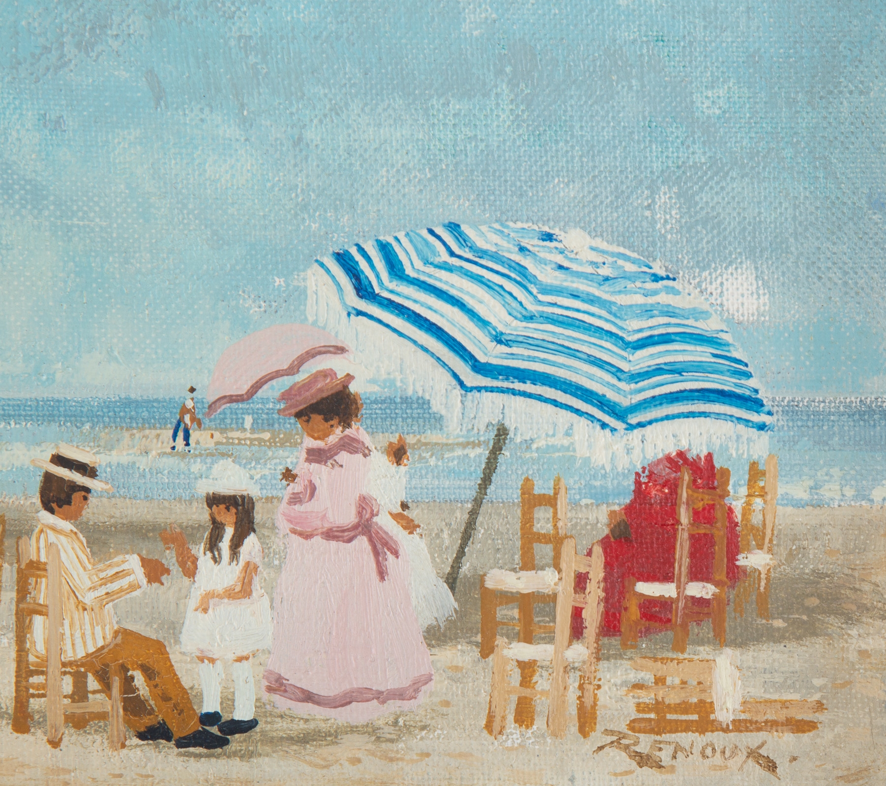 André Renoux | A la Plage | MutualArt