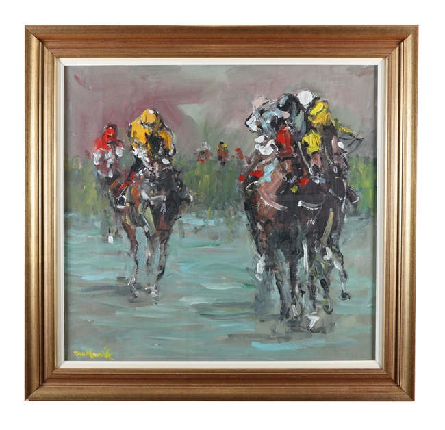 Desmond Murrie | The Race, Fight to the finish | MutualArt