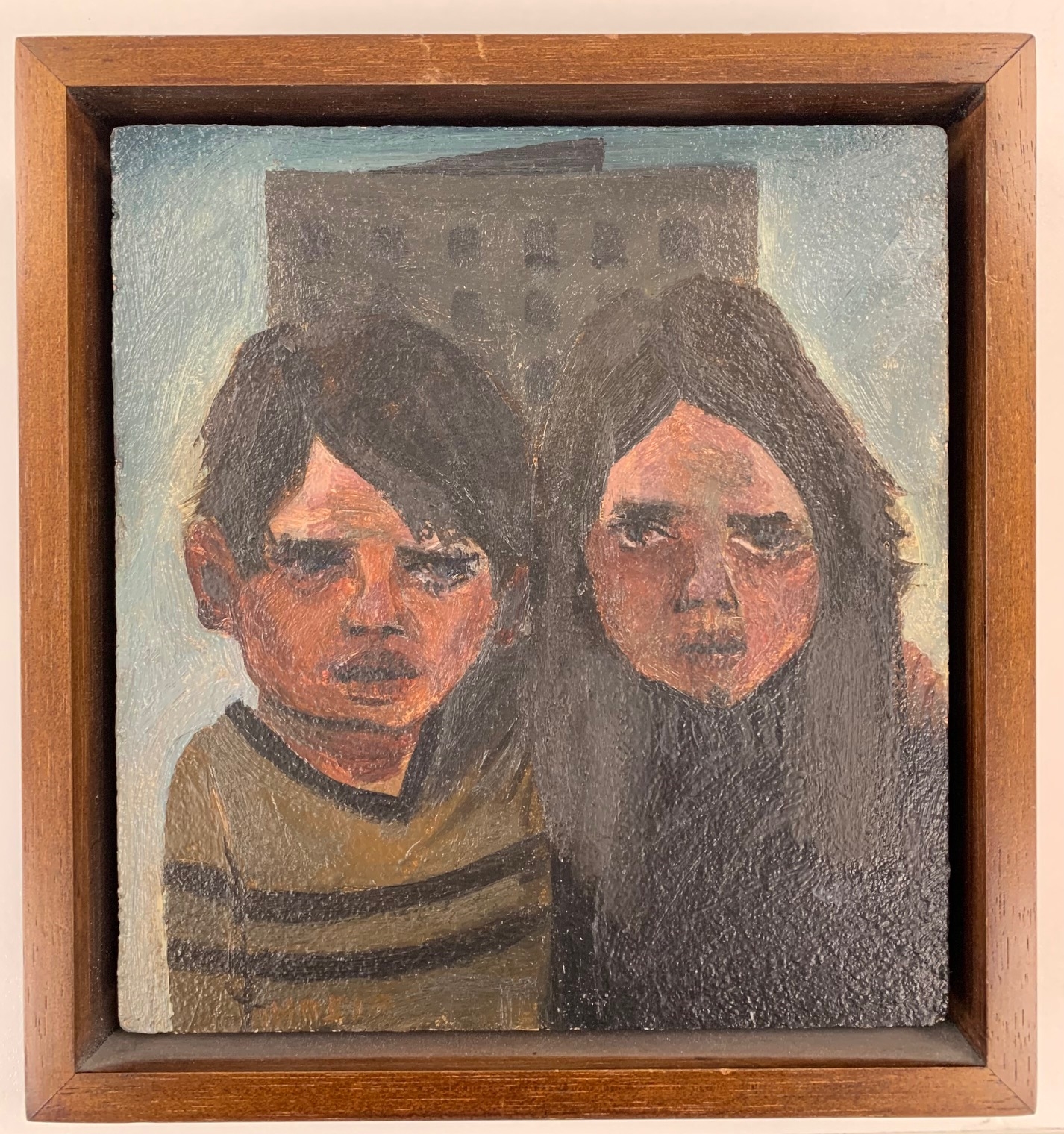 David Hosie | Couple With Skyscraper (1999) | MutualArt